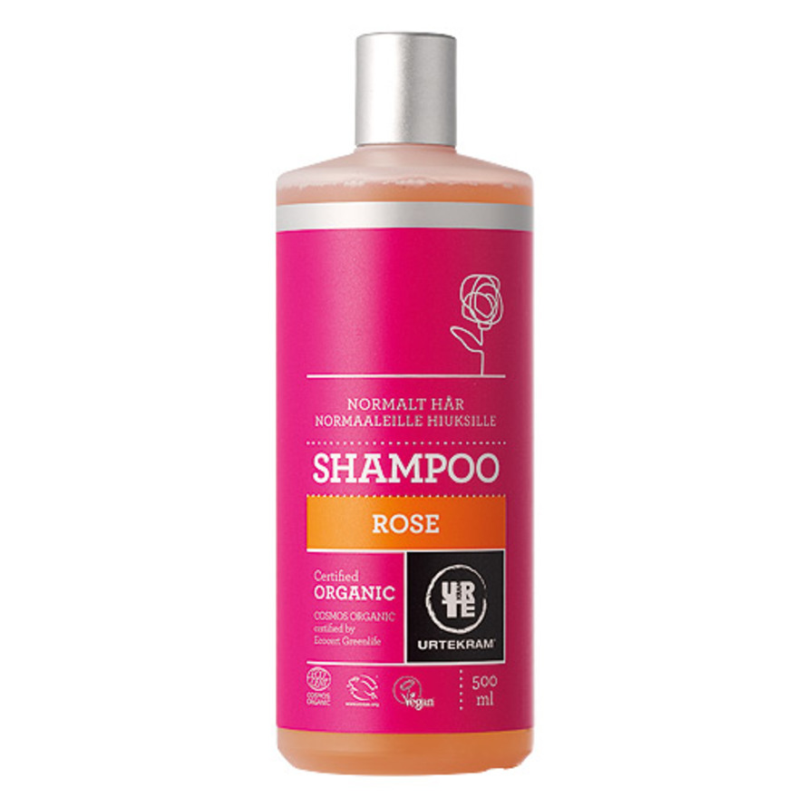 Køb Moisturizing Shampoo Rose 500 ml fra Urtekram - Matas