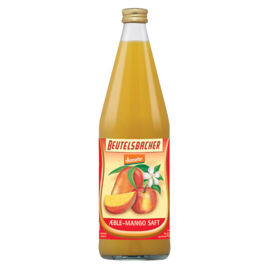Køb Æble Mango saft Ø 750 g fra Beutelsbacher - Matas