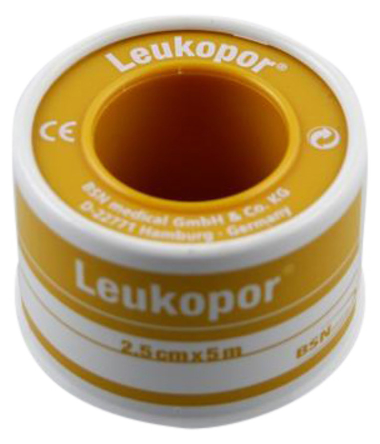 Køb Leukopor 5 m x 5 cm fra Nygaard - Matas