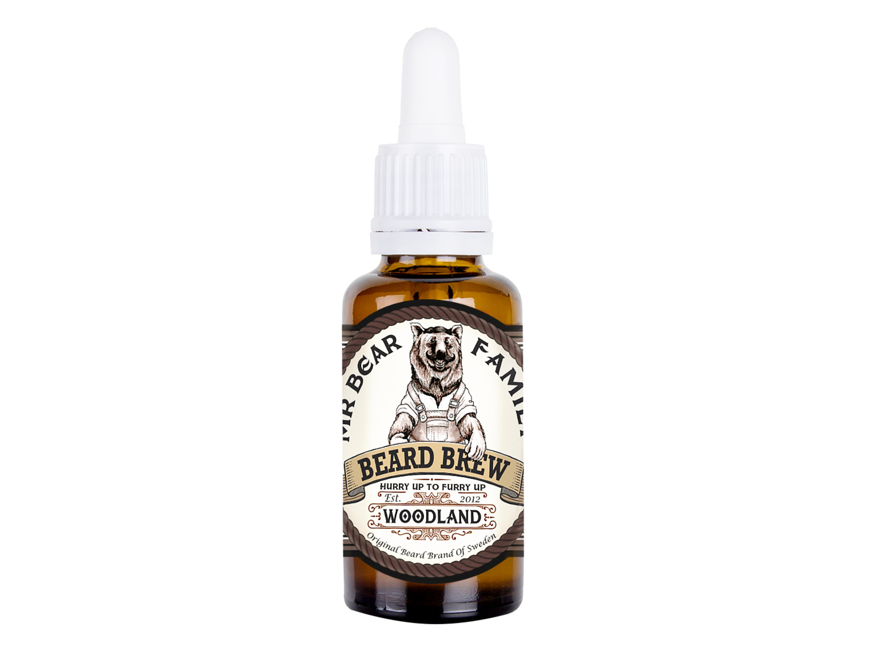Køb Mr. Bear Family Mr. Bear Beard Brew Oil Woodland, 30 ml. - Matas