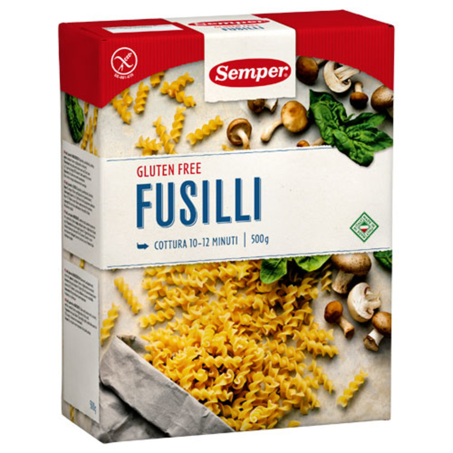 Køb Pasta skruer Fusili glutenfri Semper 500 g - Matas