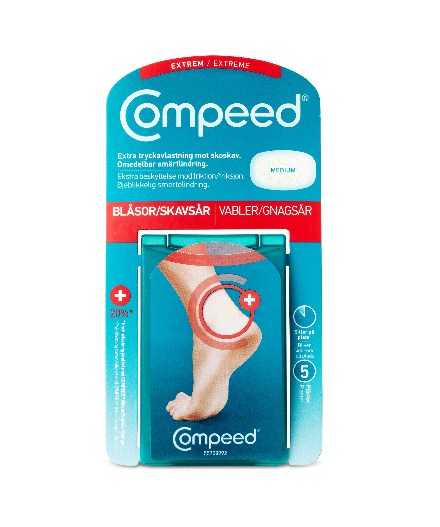 Compeed Extreme Vabelplaster medium 5 stk.