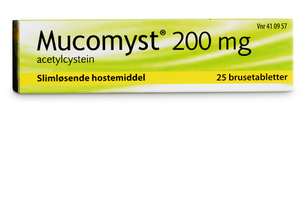 Køb Mucomyst brusetabletter 200 mg 25 stk - Matas