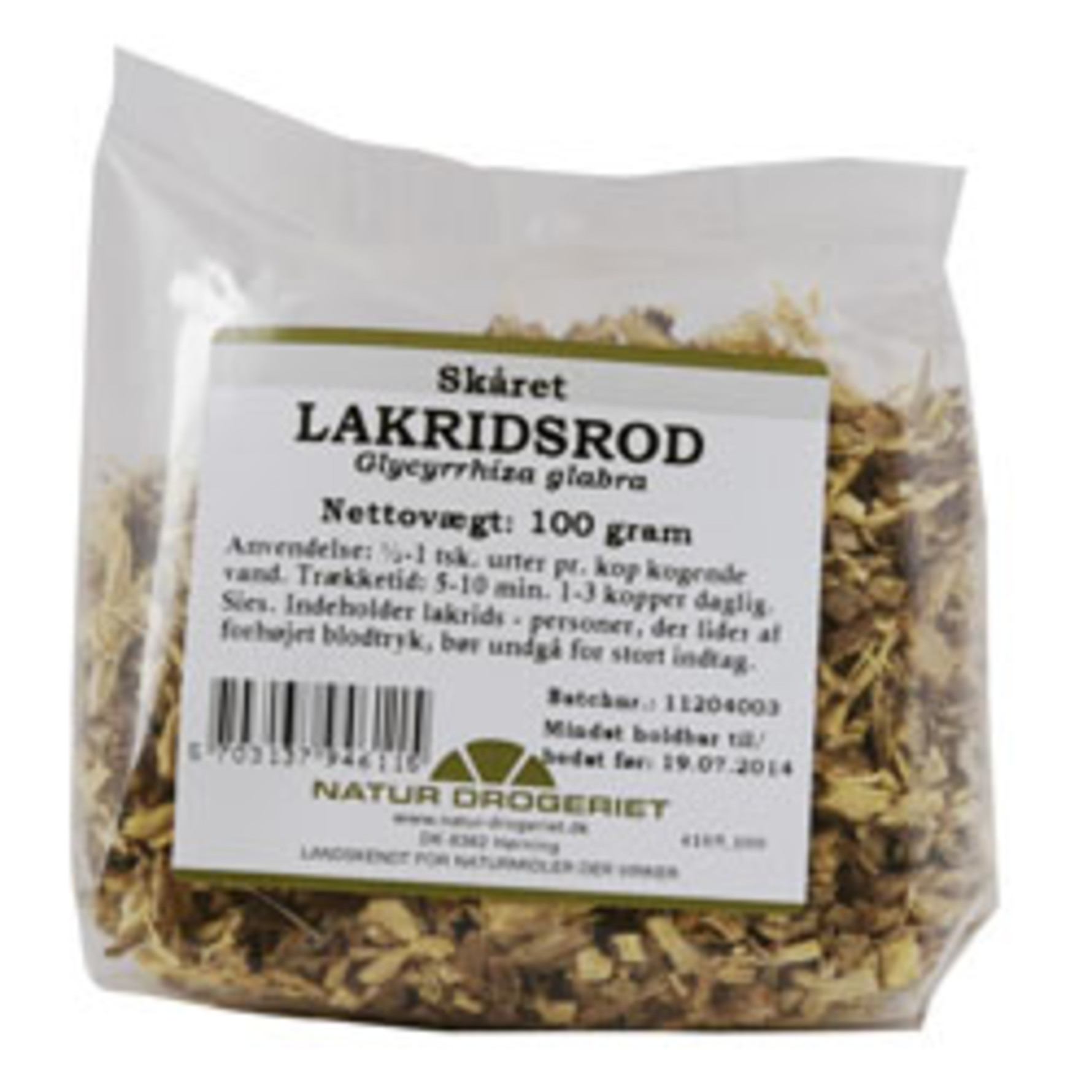 Køb Natur Drogeriet Lakridsrod skåret 100 gr. - Matas