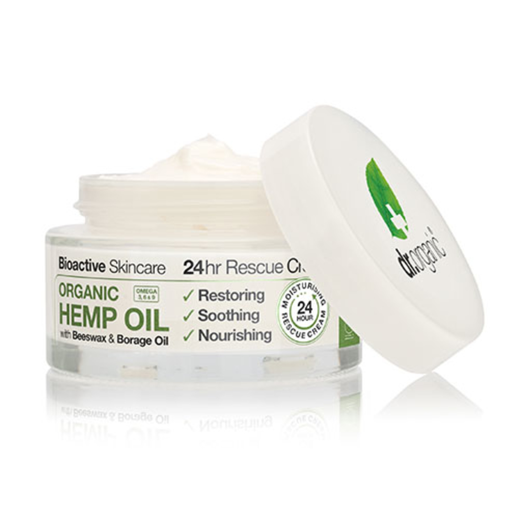 Køb Dr. Organic Dr Organic Hemp Oil 24hr Rescue Cream - Matas