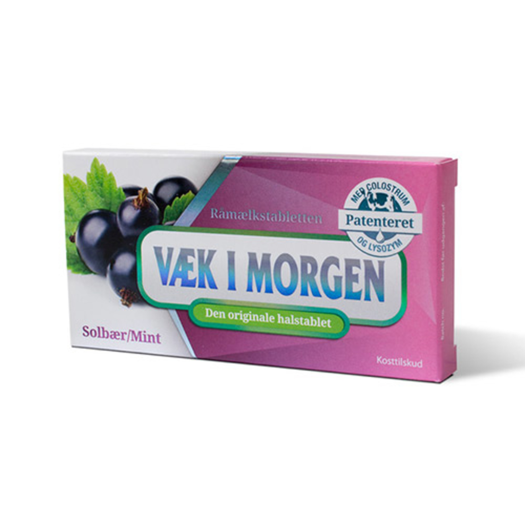 Køb Væk i Morgen Halstabletter med Solbær/Mint smag, 20 tabl - Matas
