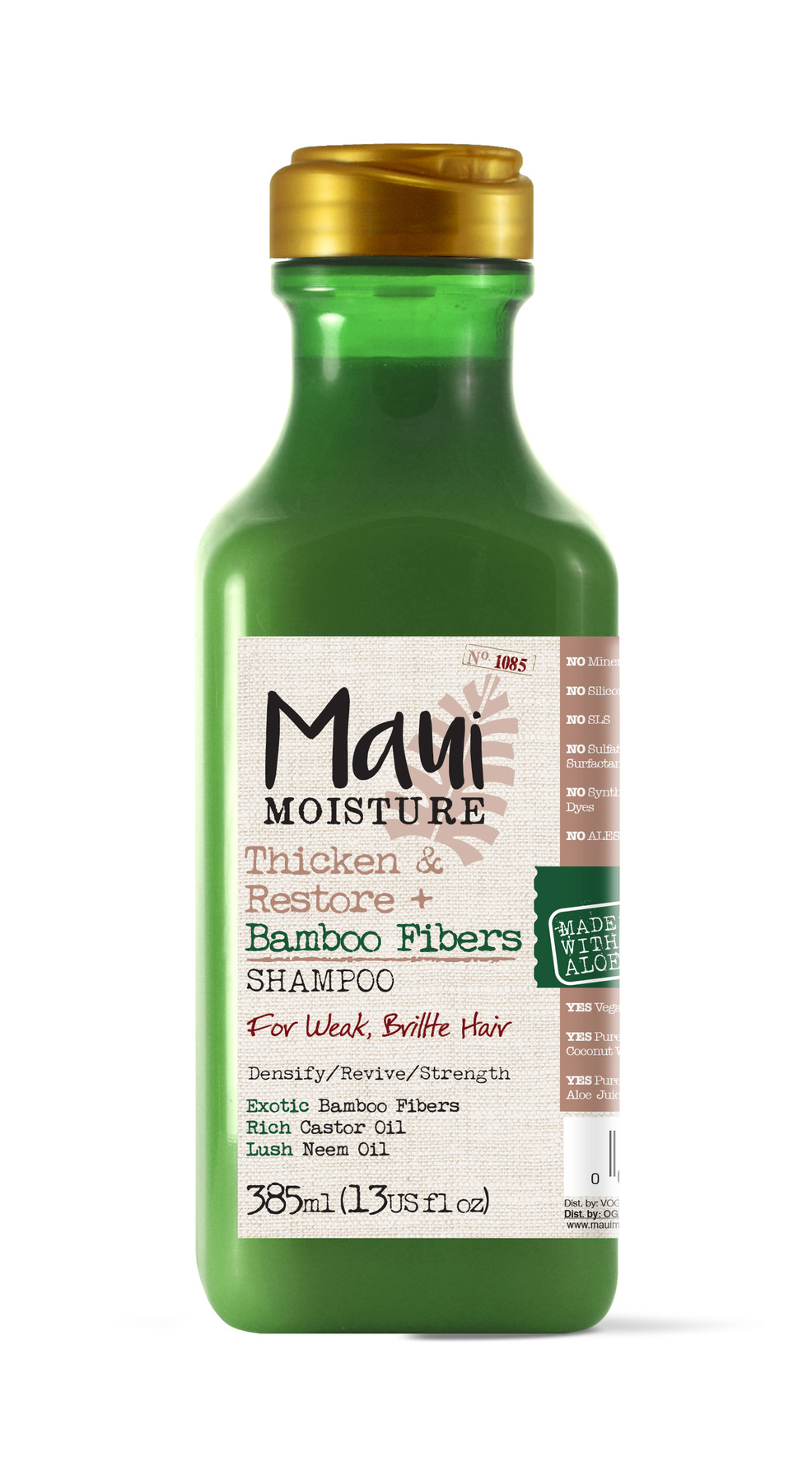 Køb MAUI Bamboo Fiber Shampoo 385ml - Matas