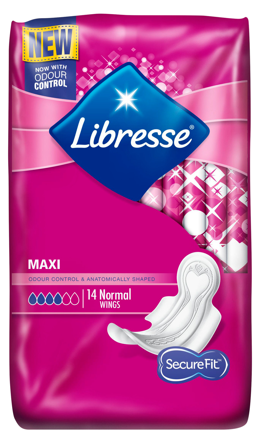 Køb Libresse Maxi Bind Normal med vinger 14 stk. - Matas