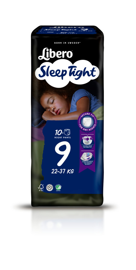 Køb Libero SleepTight str 9 Bleer 10 stk - Matas