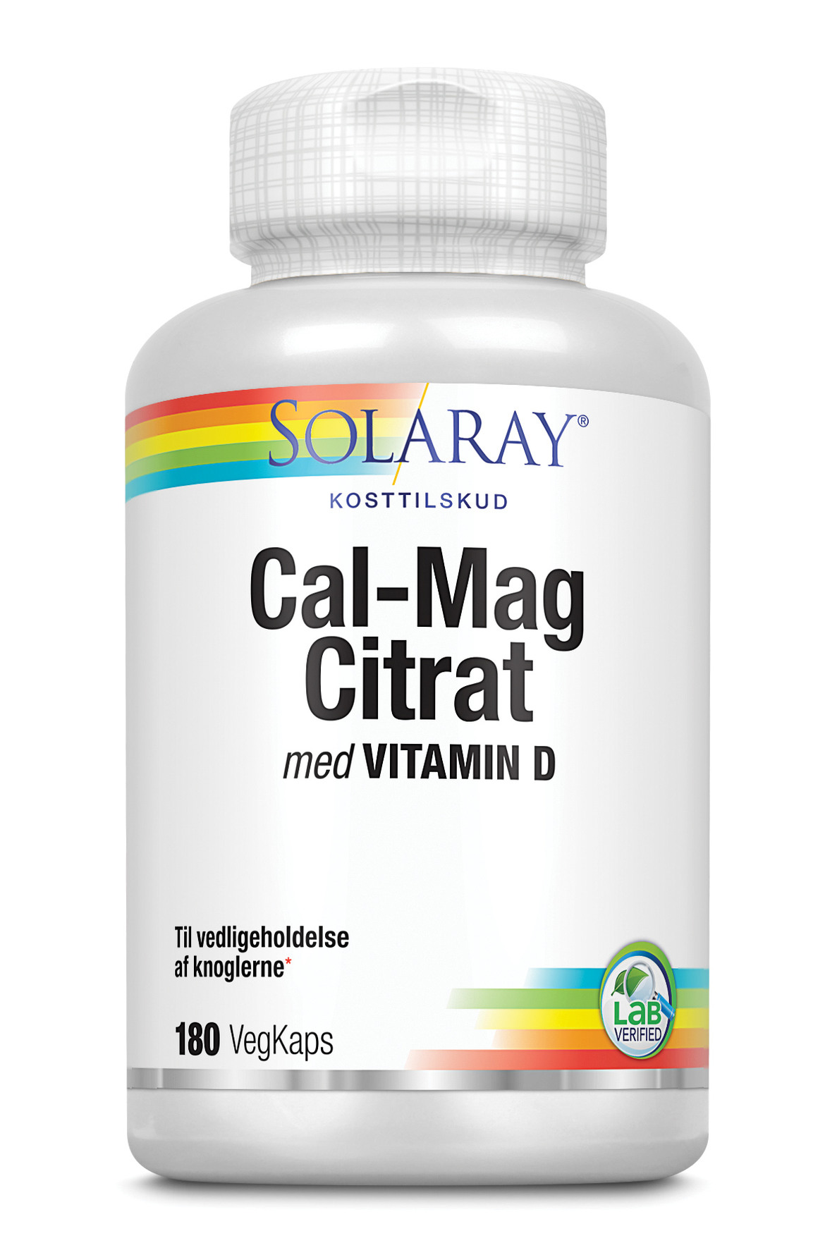 Køb Solaray Cal-Mag med D-vitamin 180 kaps. - Matas