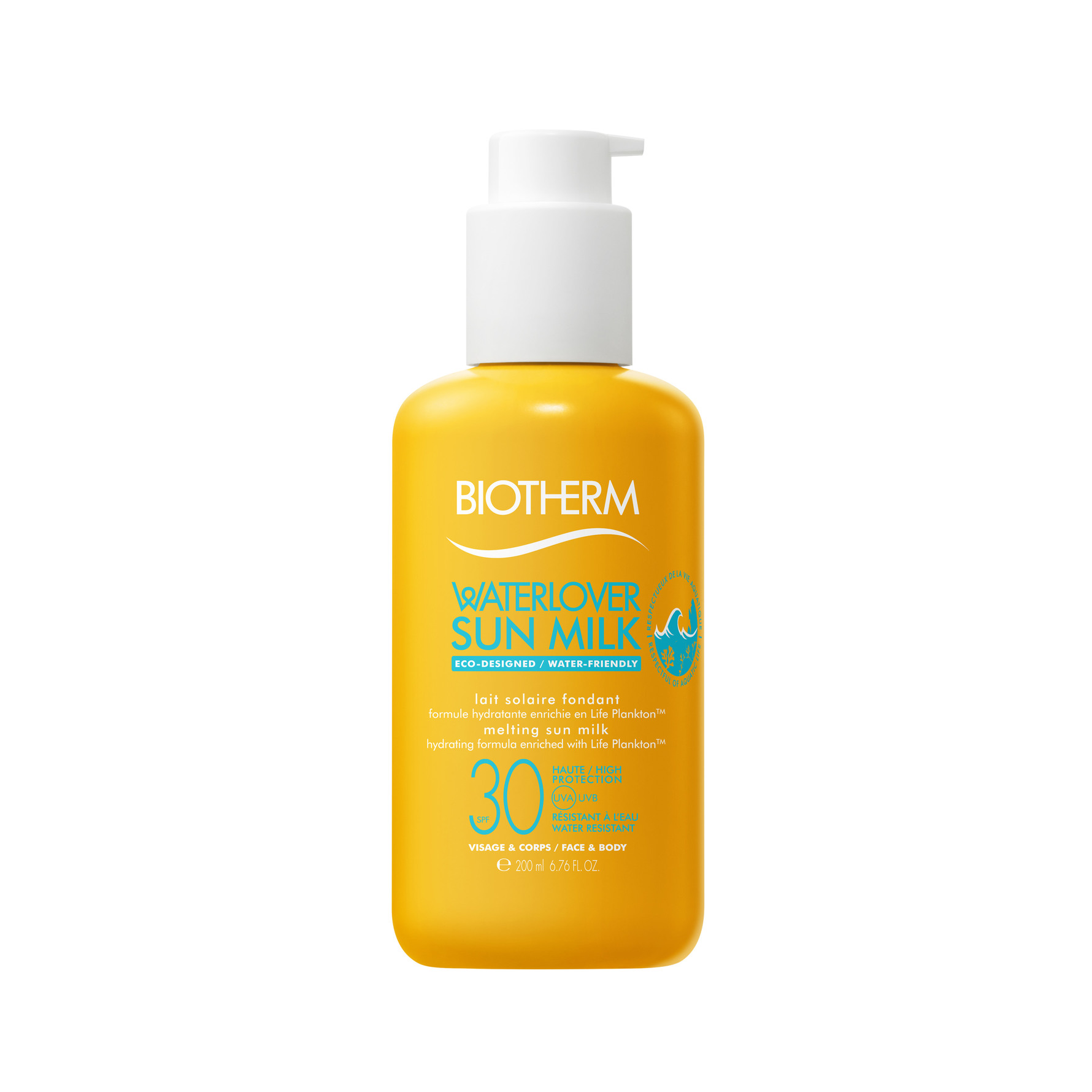 Køb Biotherm Waterlover Sun Milk SPF30 200 ml - Matas