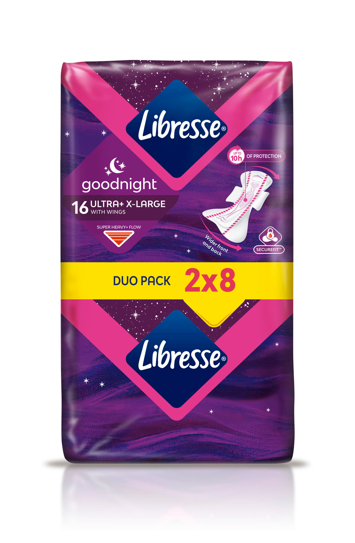 Køb Libresse Ultra Night Extra Wing 18 stk. - Matas