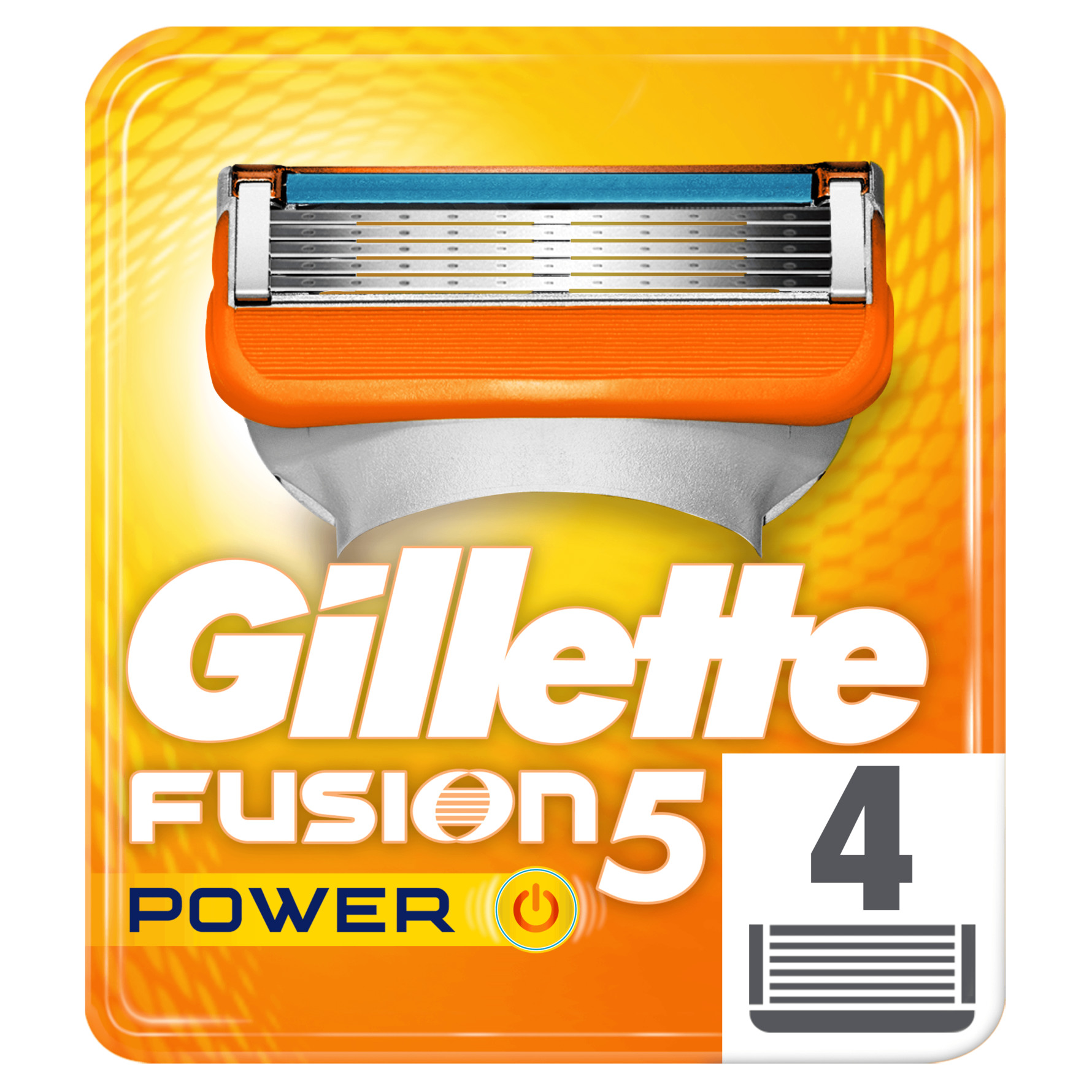 Køb Gillette Fusion Barberblade Power 4 stk. - Matas