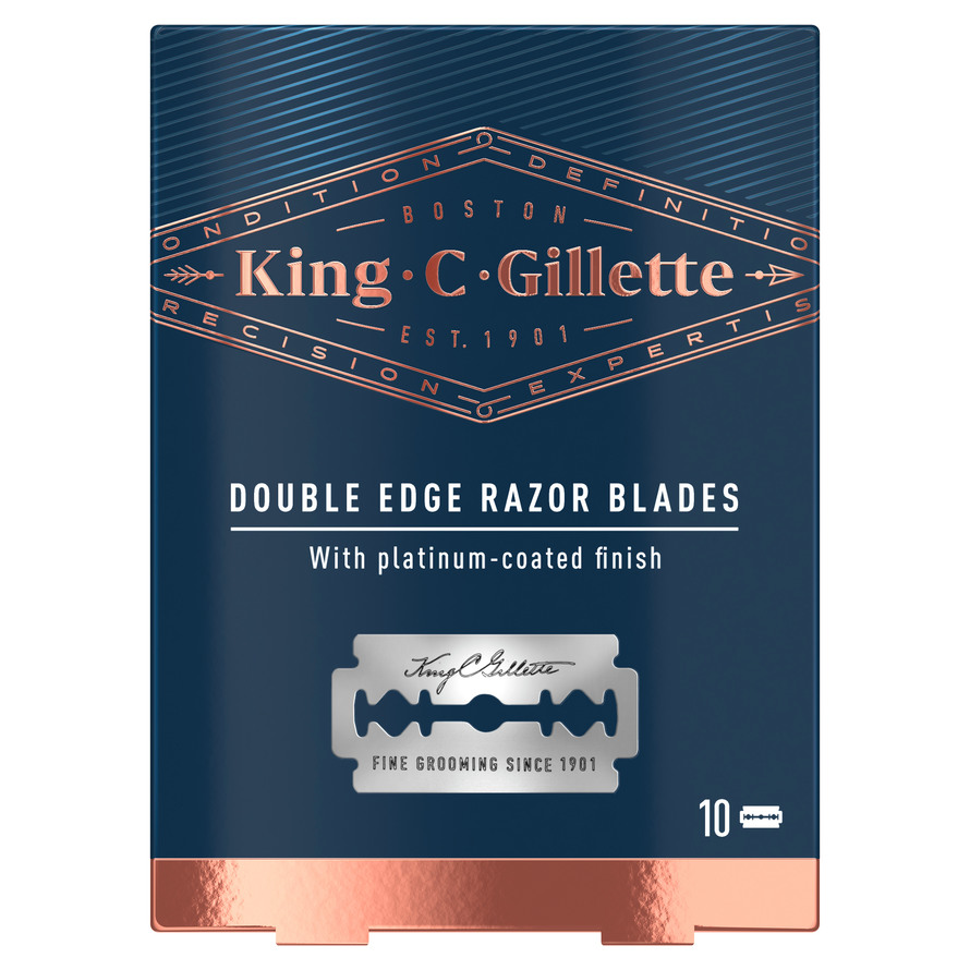 Køb King C. Gillette blade til Double Edge 10 stk fra Gillette - Matas