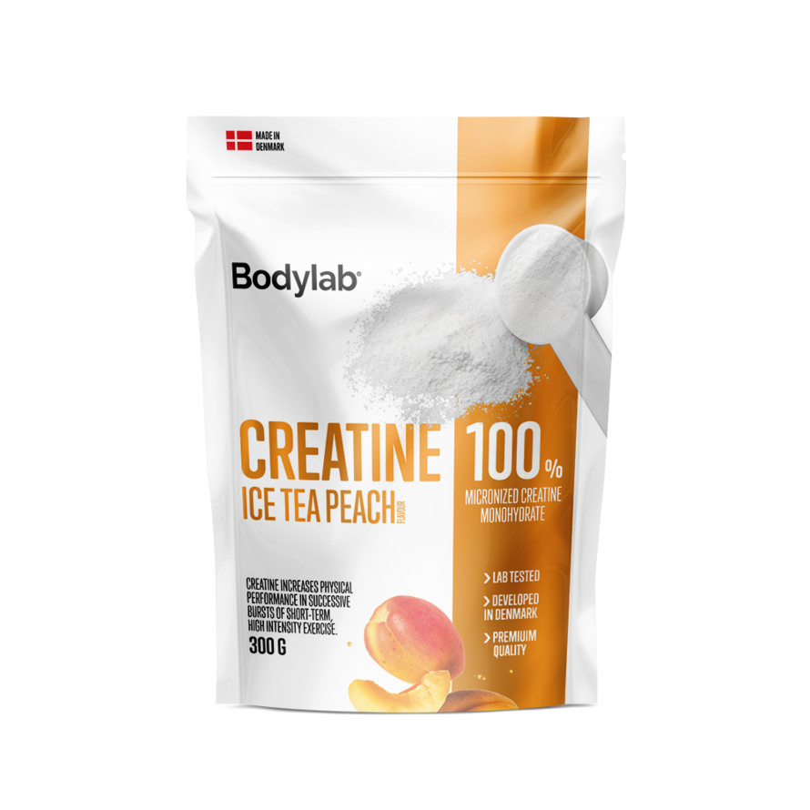 Køb Creatine Powder Ice Tea Peach 300 g fra Bodylab - Matas