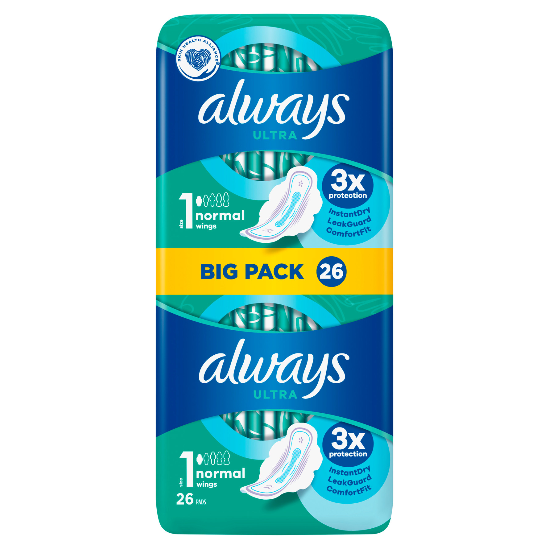 Køb Always Normal Ultra bind med vinger (str. 1) 26 stk. - Matas