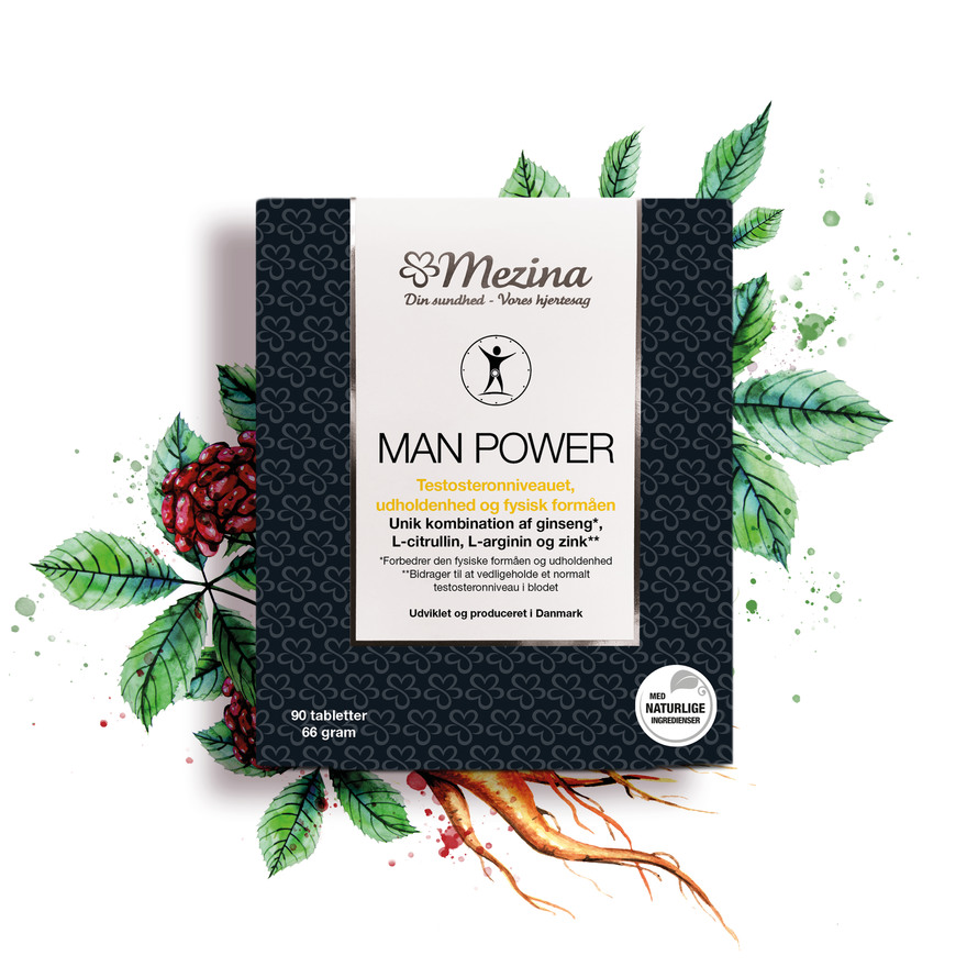 Køb Mezina Man Power 90 tabl. - Matas