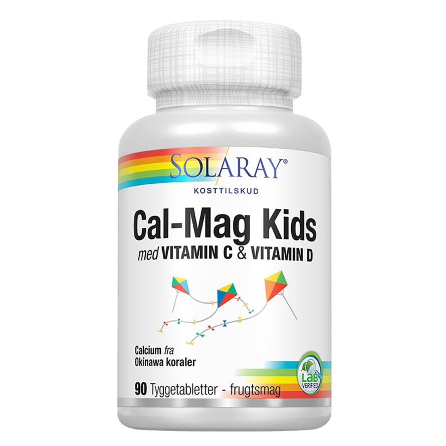 Køb Calcium Kids 90 tabl. fra Solaray - Matas