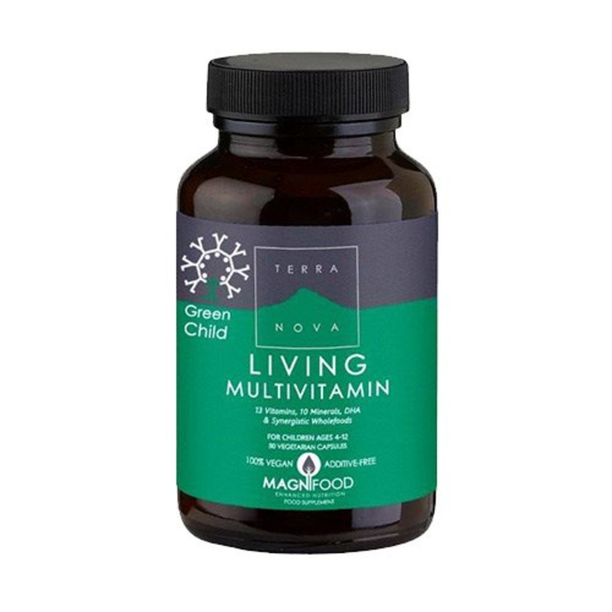 Køb Living Multivitamin Green Child 18 breve fra Terranova - Matas