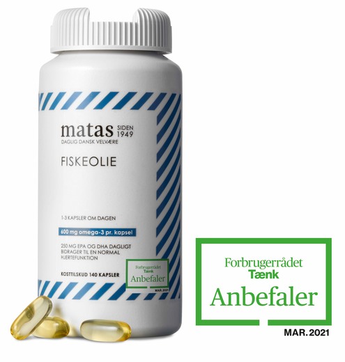 Køb Matas Striber Magnesium 200 mg 100 tabl - Matas
