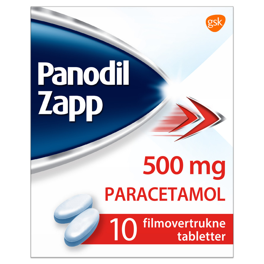 Køb Panodil Zapp 500 mg 10 tabl. - Matas