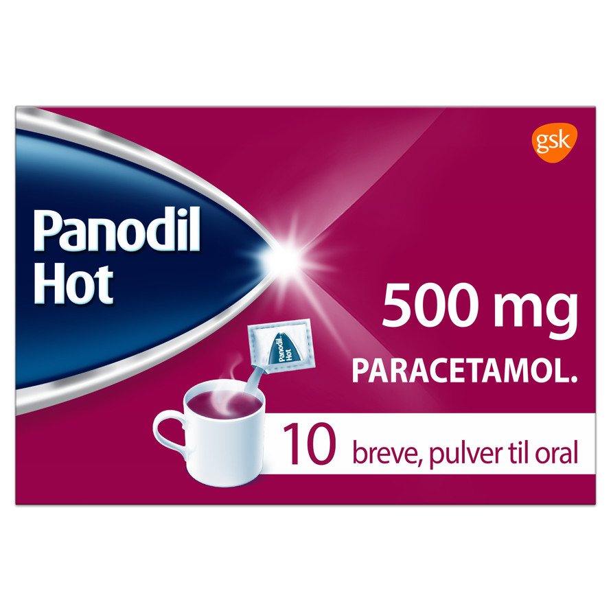 Køb Panodil Hot 500 mg 10 breve - Matas