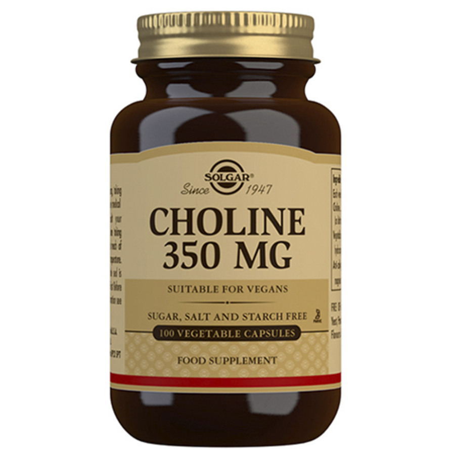 Køb Choline 350 mg 100 kaps. fra Solgar - Matas