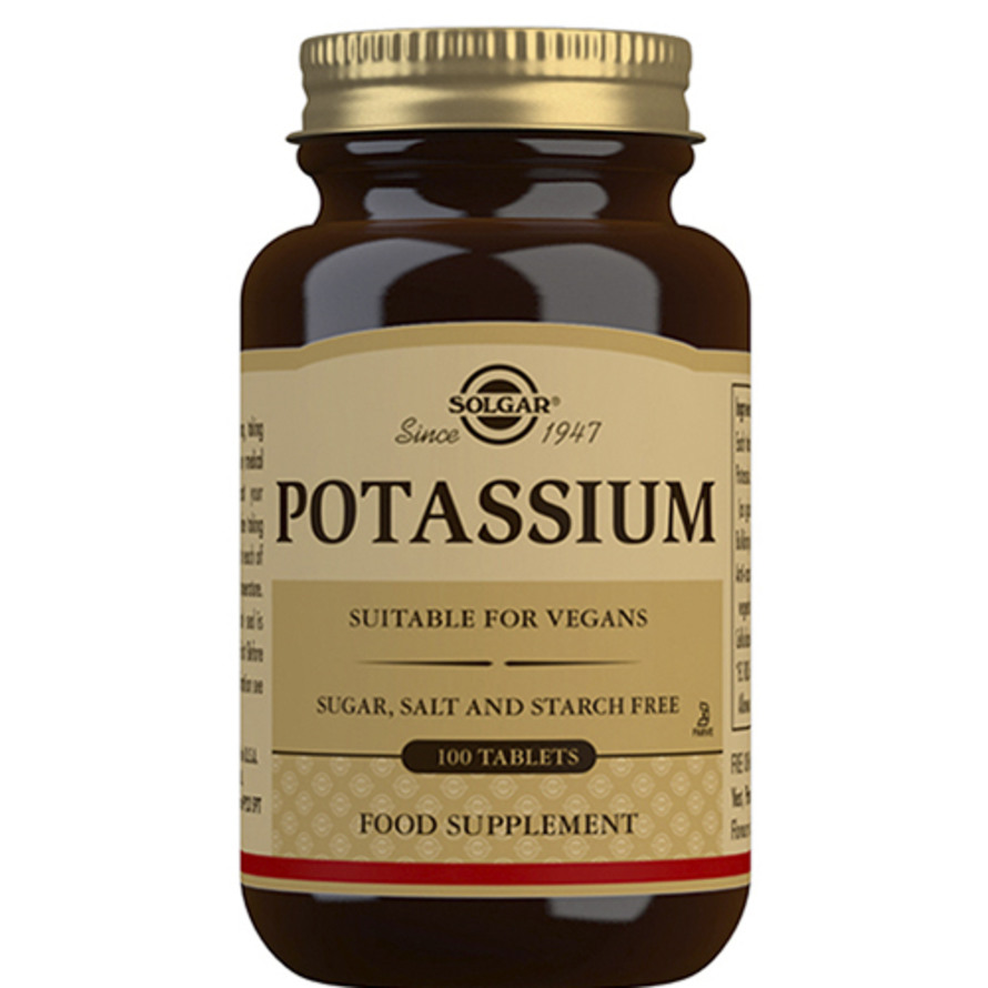 Køb Kalium 99mg 100 tabl. fra Solgar - Matas