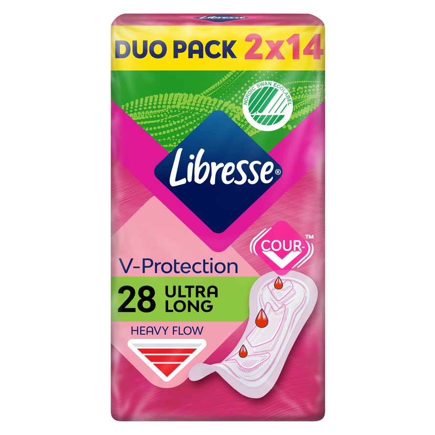 Køb Ultra Long Duo Pack 28 stk fra Libresse - Matas