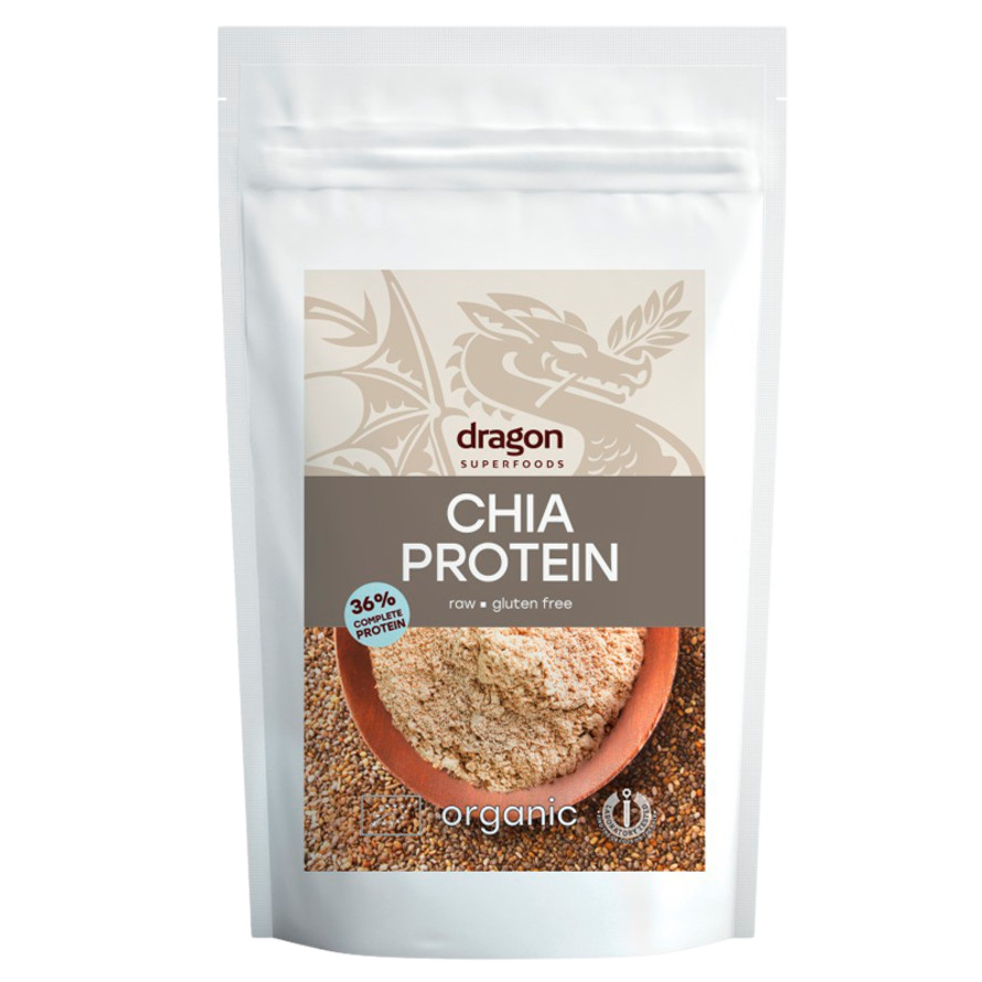 Køb Chia Protein Ø 200 g fra Dragon Superfoods - Matas