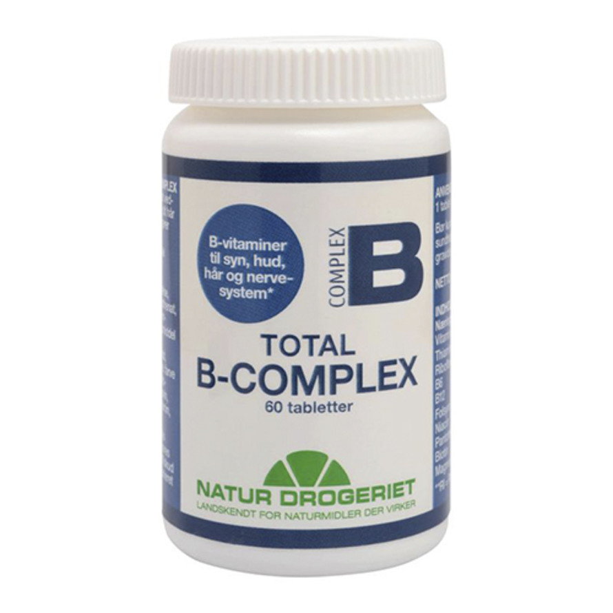 Køb Total B-Complex 60 tabl. fra Natur Drogeriet - Matas