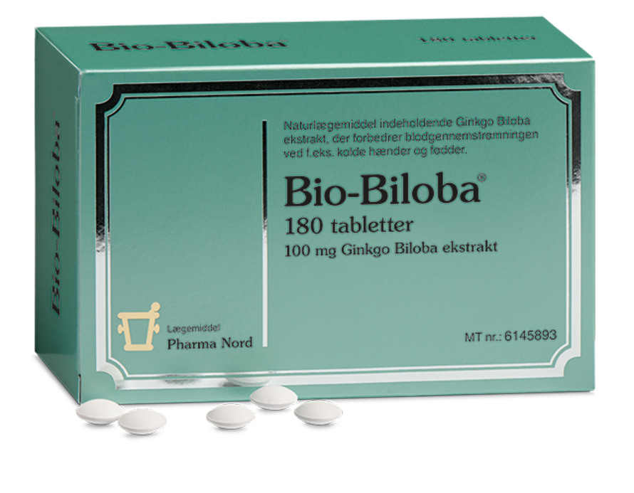Køb Bio-Biloba 180 tabl. fra Pharma Nord - Matas