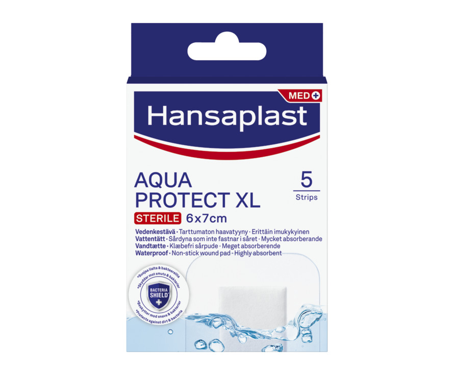 Køb Aqua Protect XL 6 x 7 cm 5 stk fra Hansaplast - Matas