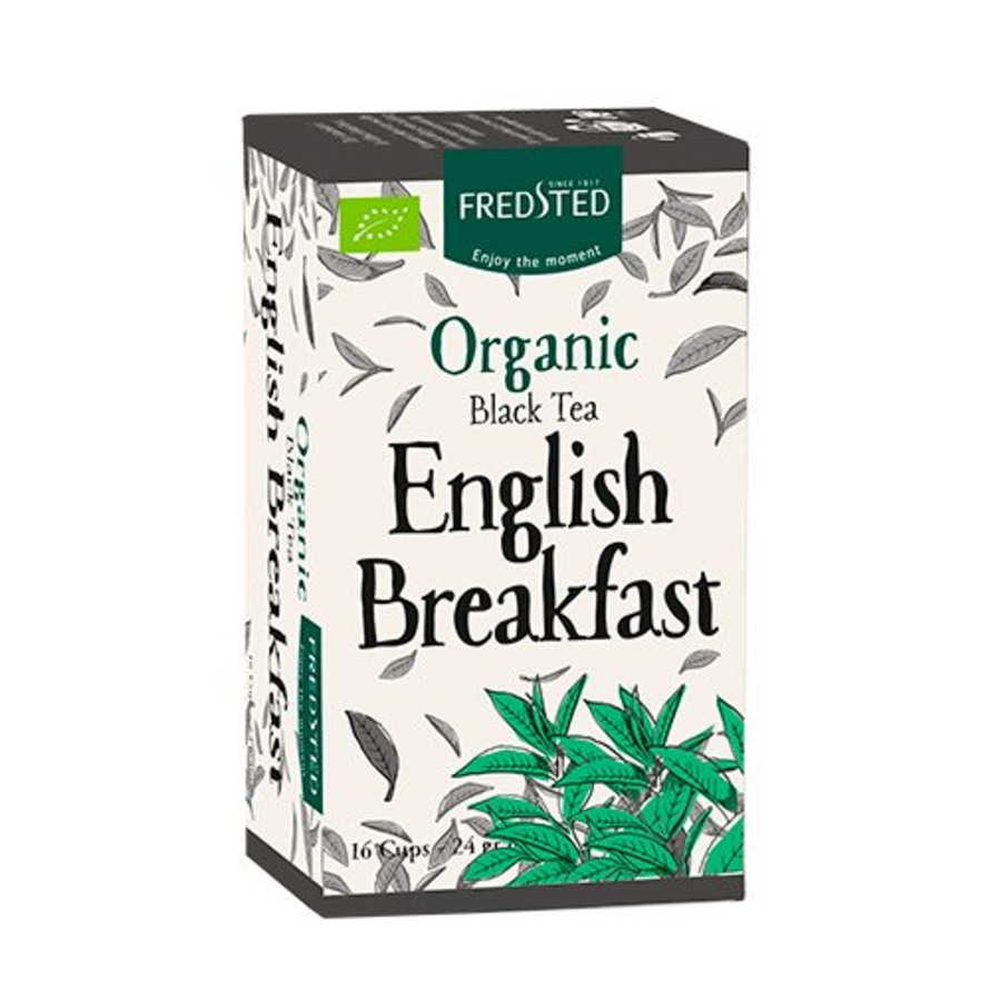 Køb Økologisk Sort Te English Breakfast 24 g fra Fredsted The - Matas