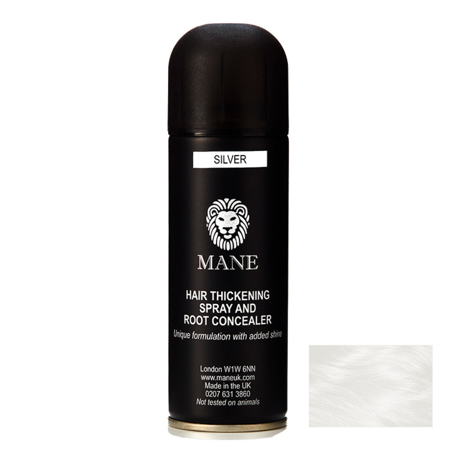 Køb Hair Thickening Spray Silver 200 ml fra Mane - Matas