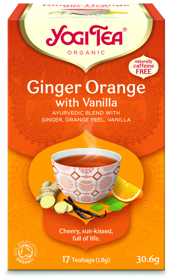 Køb Yogi Tea Ginger Orange Vanilla 17 breve fra Yogi - Matas