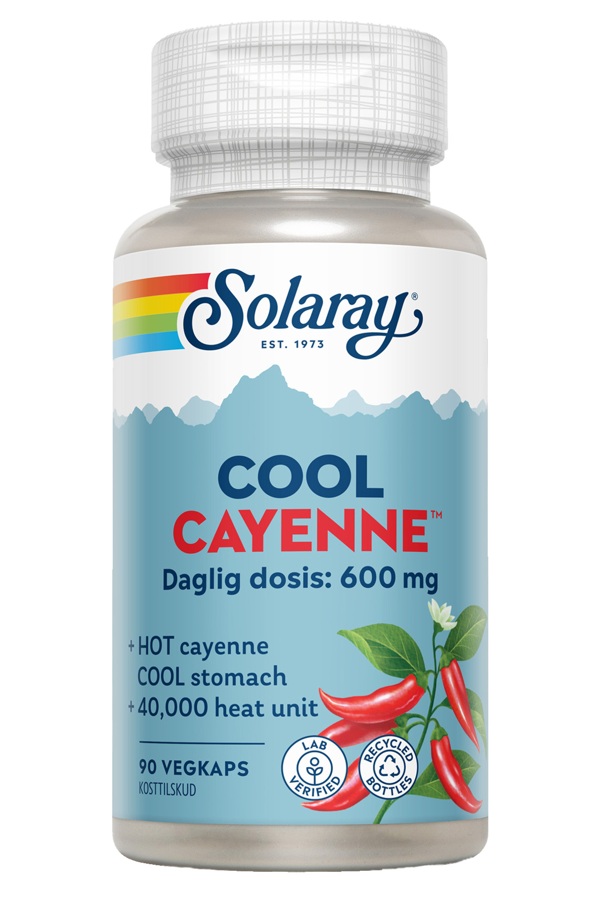 Køb Cool Cayenne 90 kaps. fra Solaray - Matas