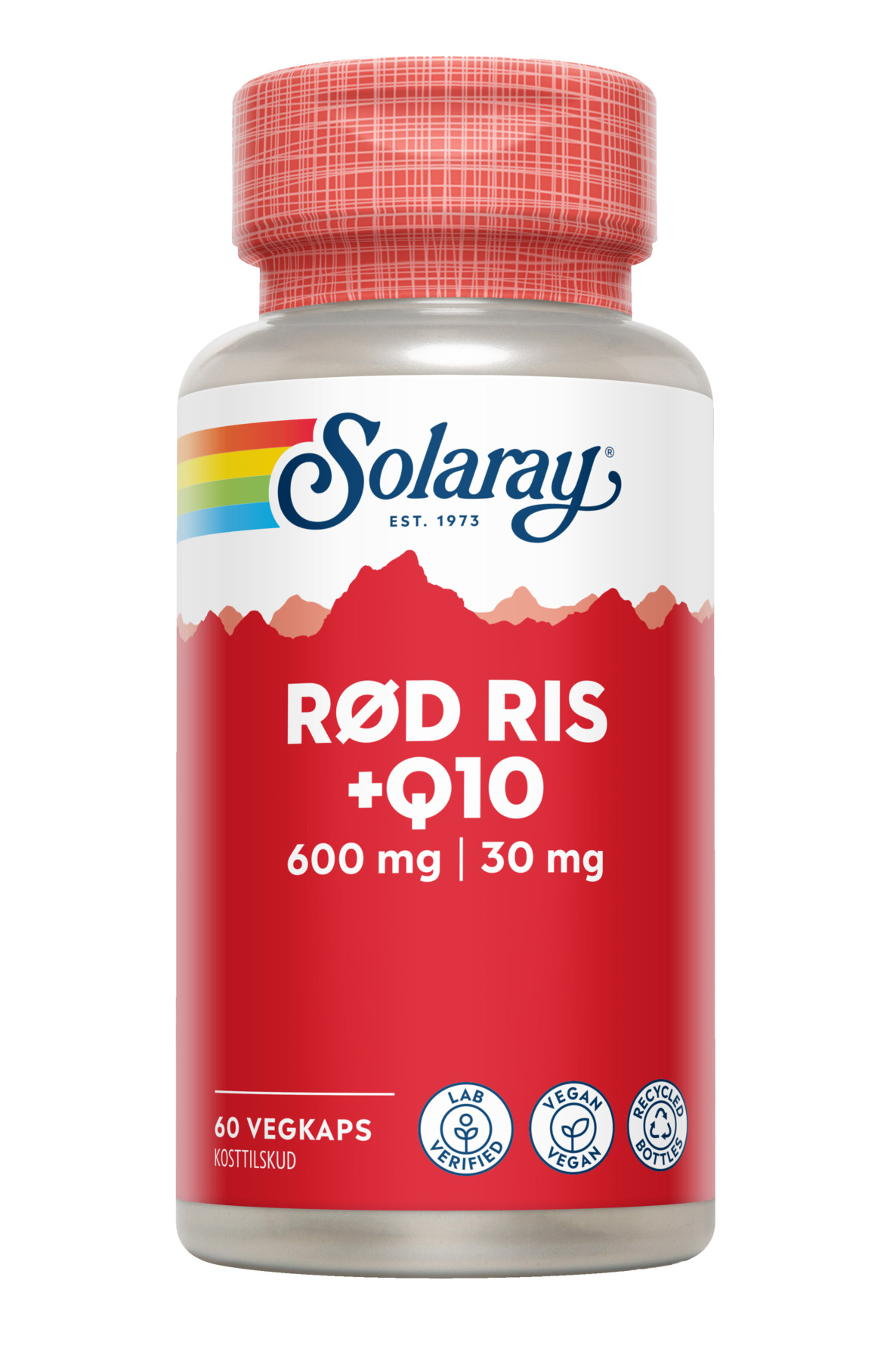 Køb Rød Ris +Q10 60 kaps. fra Solaray - Matas