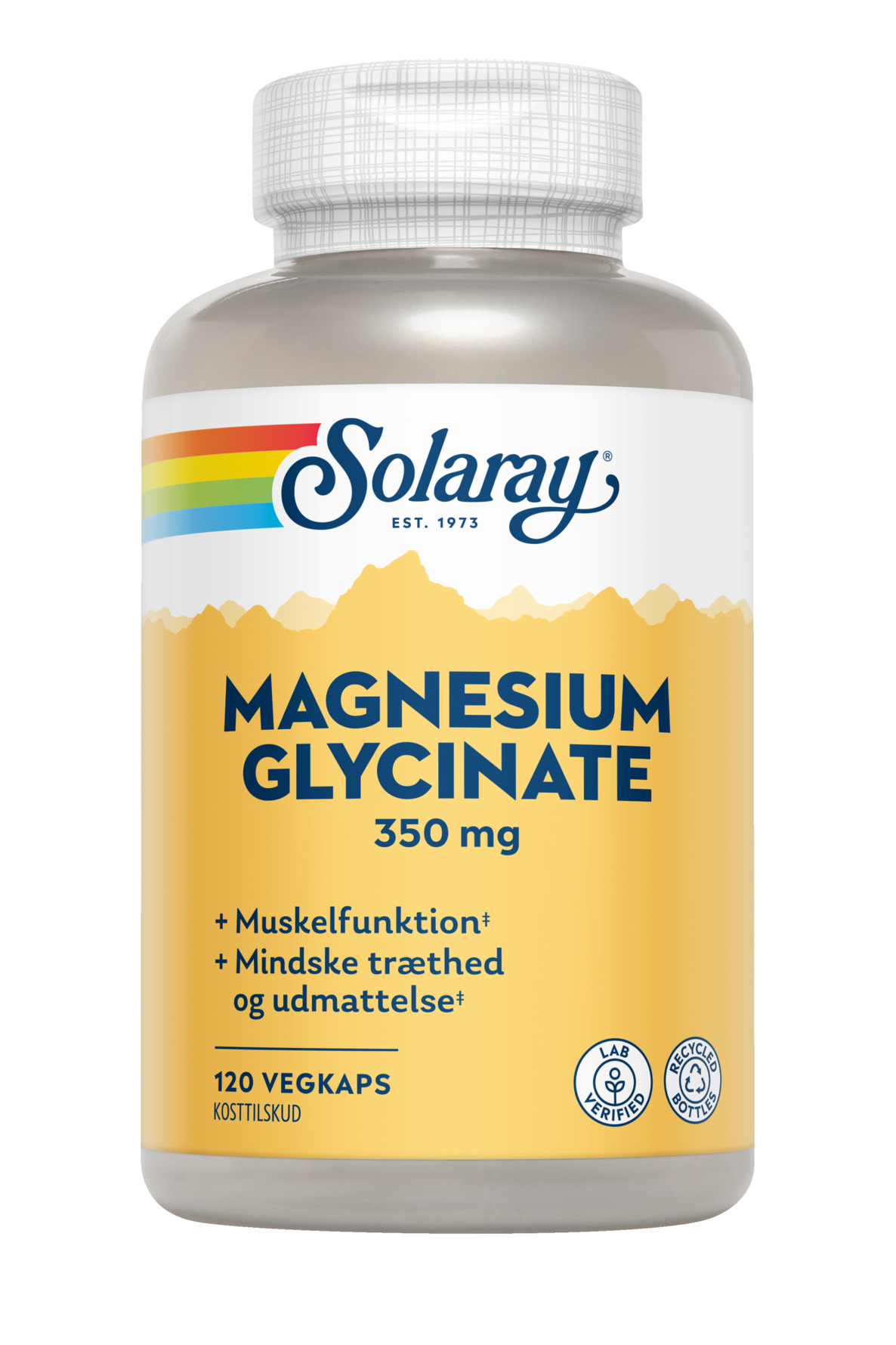 Køb Magnesium Glycinate 120 kaps fra Solaray - Matas