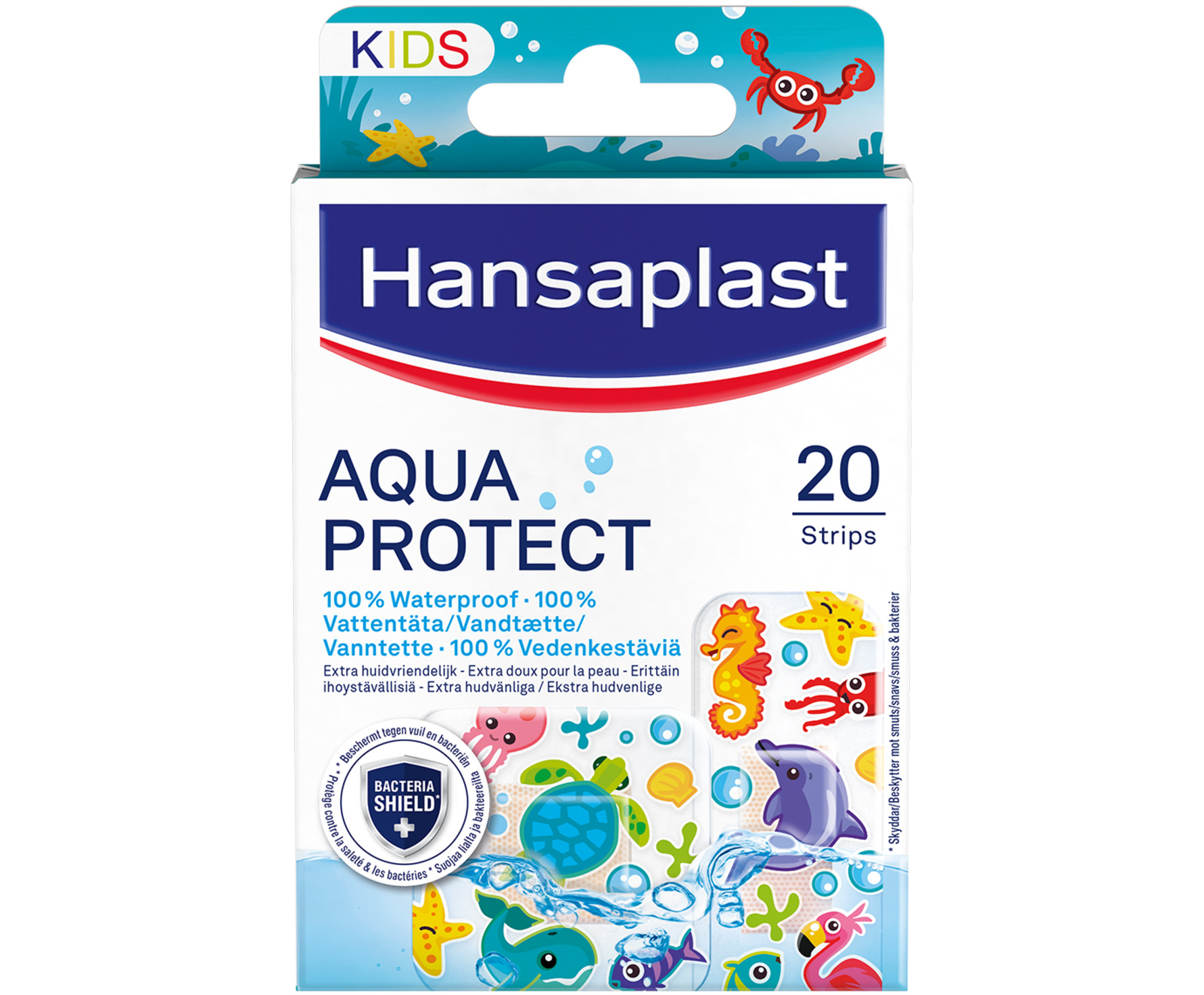 Køb Aqua Protect Kids Plaster 20 stk fra Hansaplast - Matas