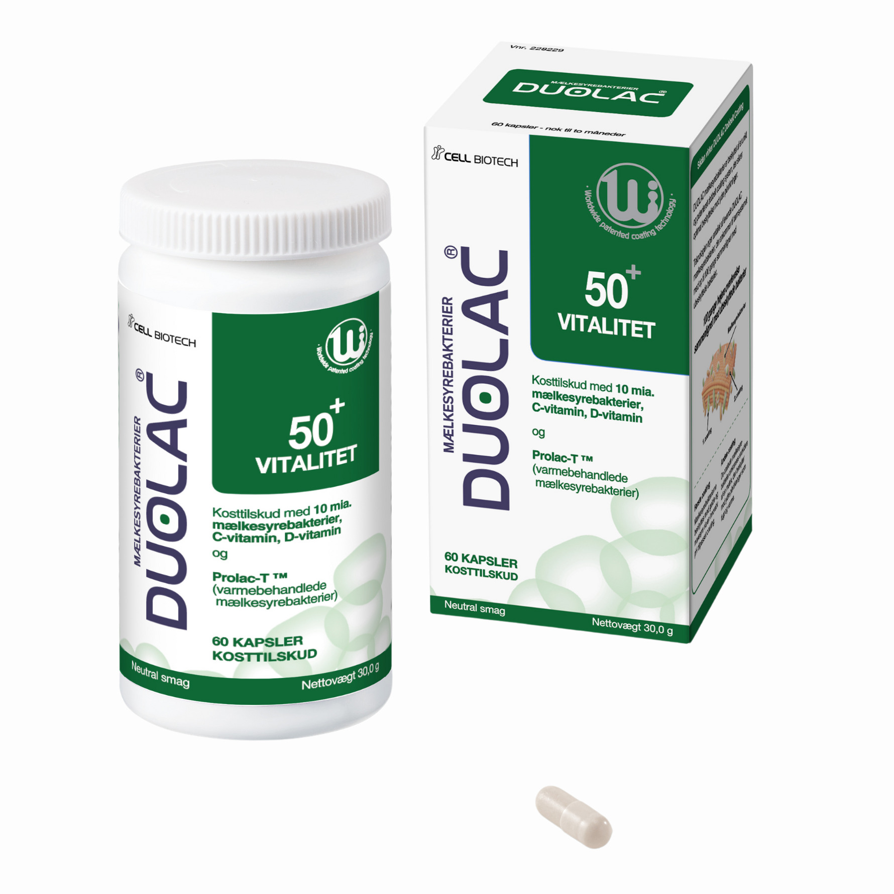 Køb 50+ Vitalitet 60 stk fra DUOLAC - Matas