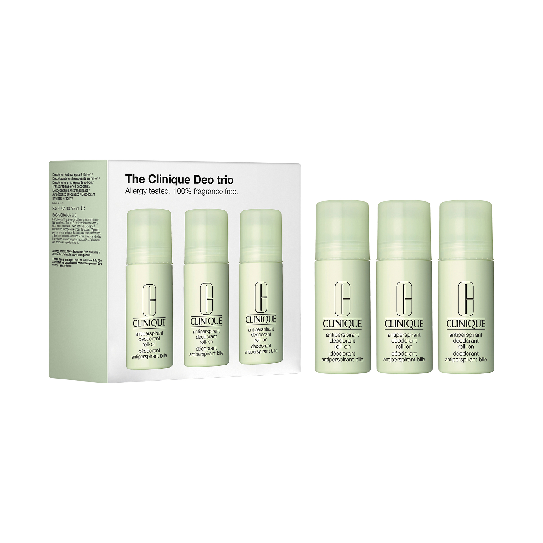 Køb SET DEO TRIO 3 x 75 ml fra Clinique - Matas