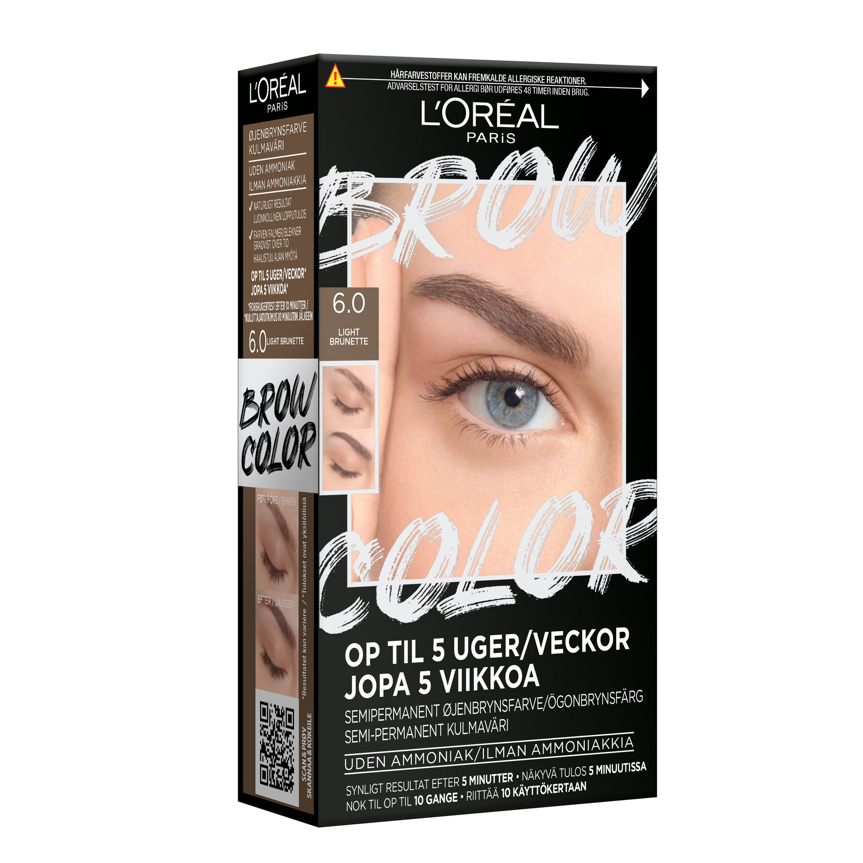 Køb Brow Color Kit Light Brunette 6.0 fra L'Oréal Paris - Matas