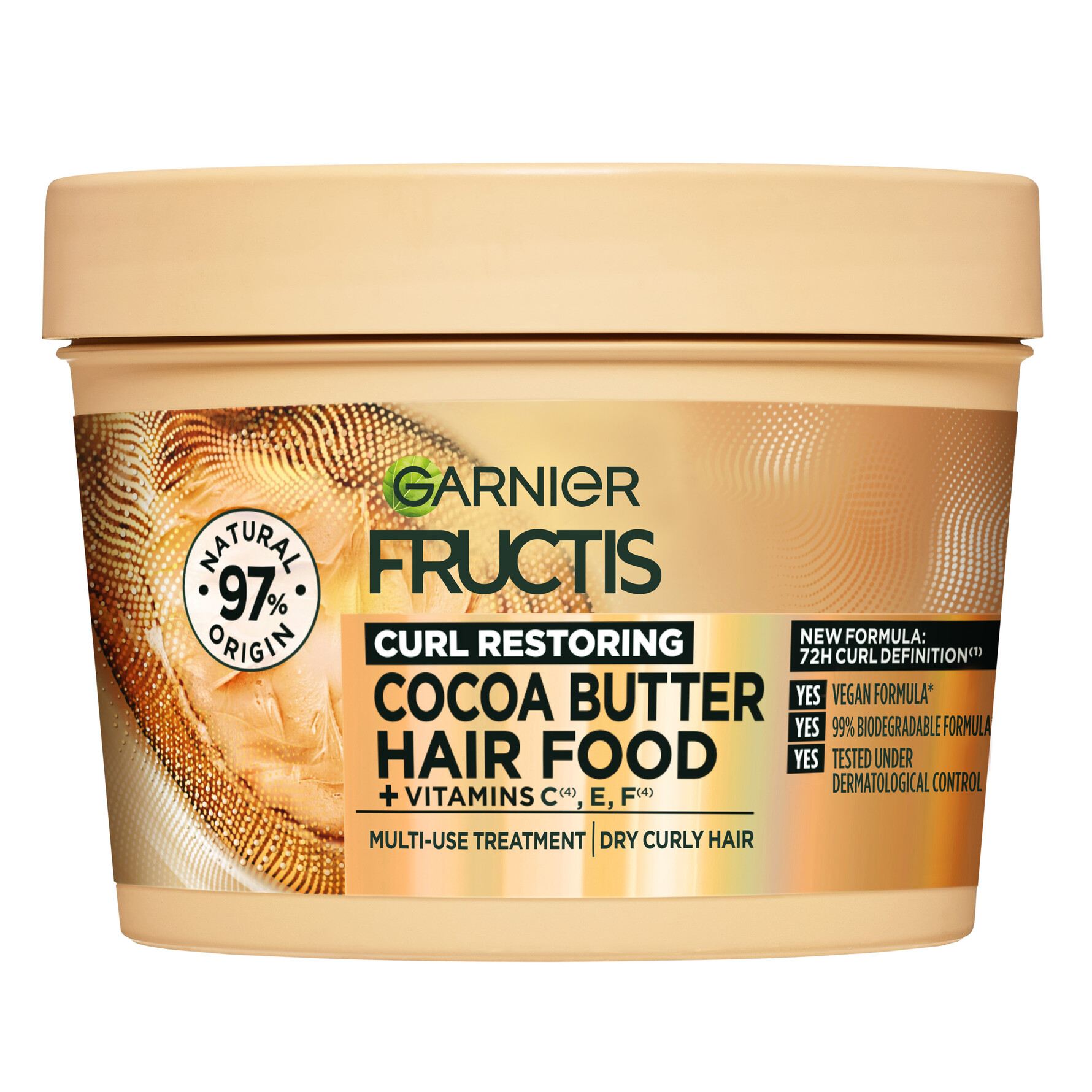 Køb Hair Food Cocoa Butter Mask 400 ml fra Garnier - Matas