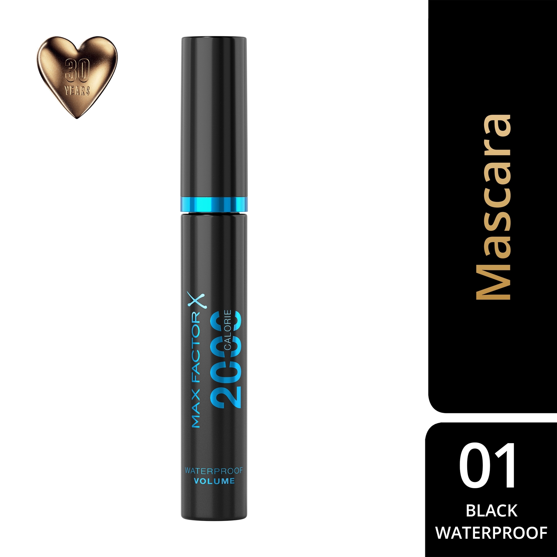 Køb 2000 Calorie Mascara 01 Black, Waterproof fra Max Factor - Matas