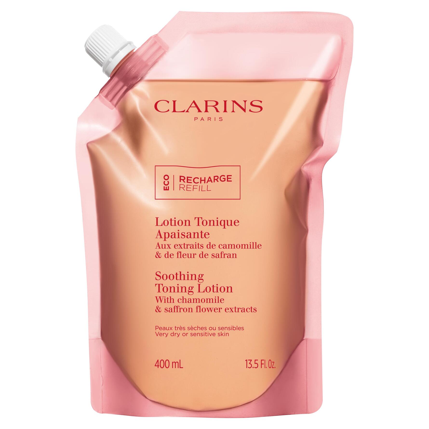 Køb Toning Lotion Soothing Refill 400 ml fra Clarins - Matas