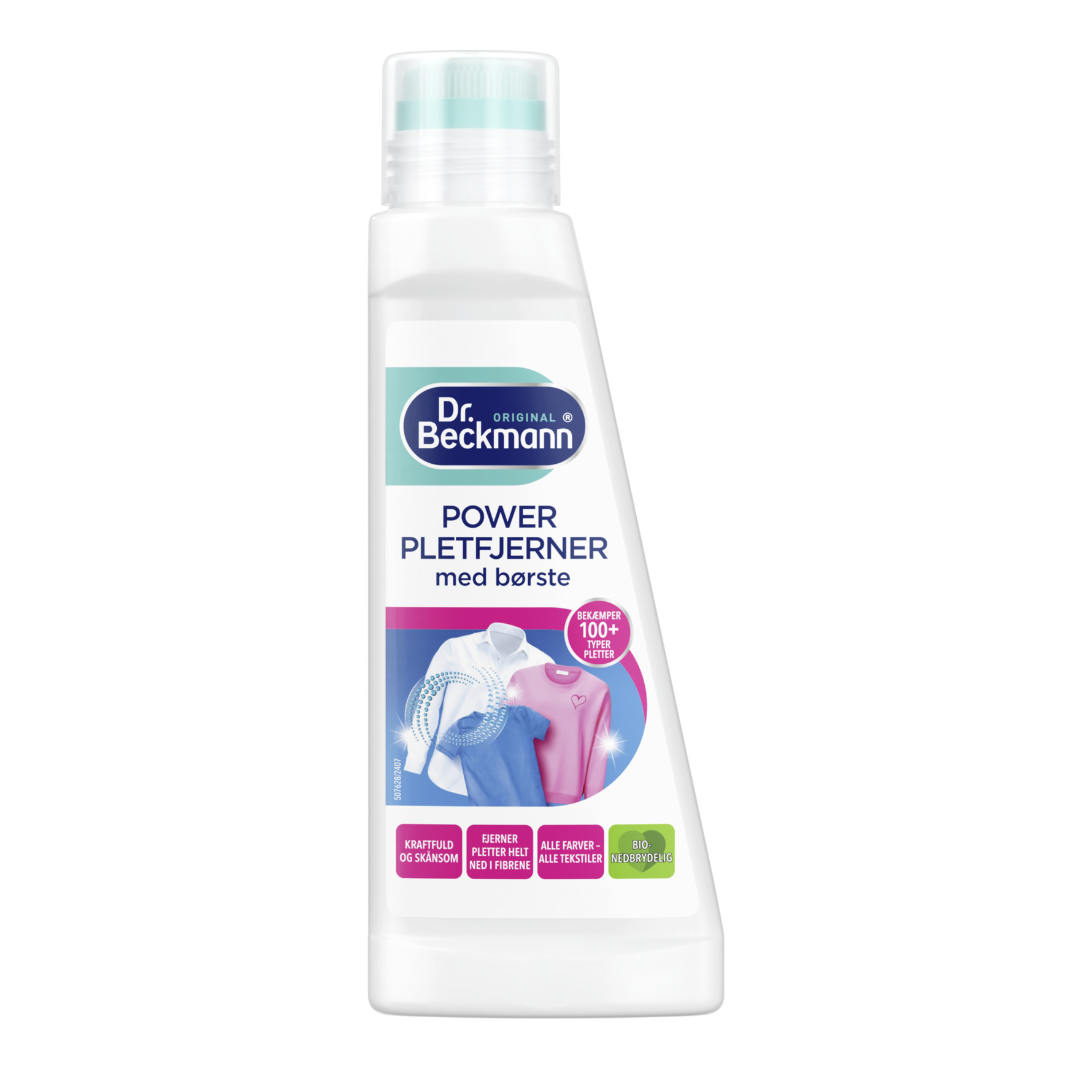 Køb Power Pletfjerner med børste 250 ml fra Dr. Beckmann - Matas