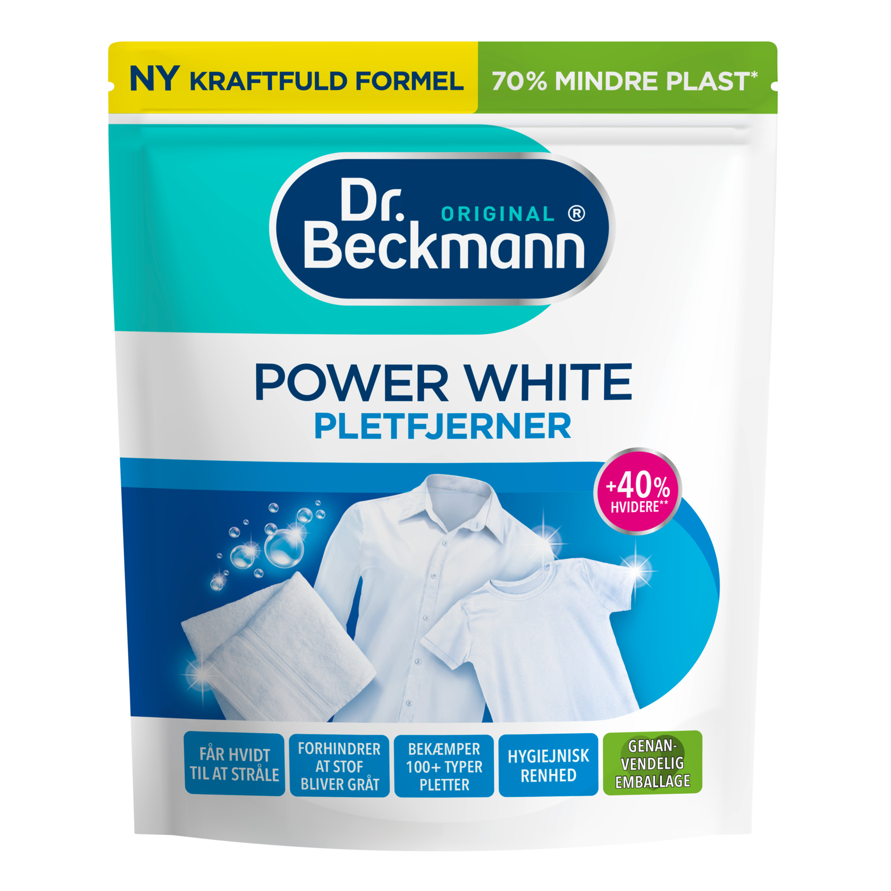 Køb Power White Pletfjerner 400 g fra Dr. Beckmann - Matas