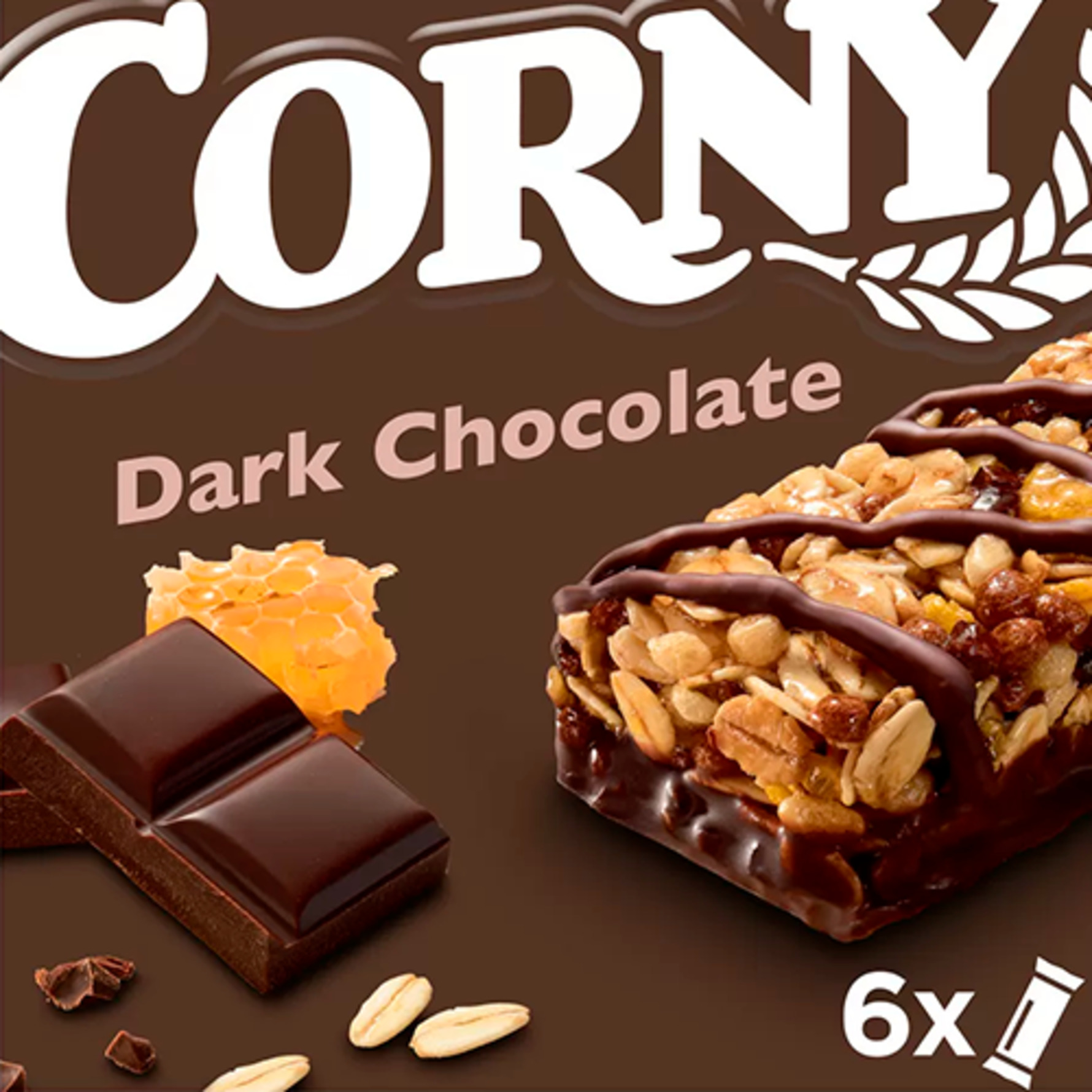 Køb Dark Chocolate 6x23 g fra Corny - Matas