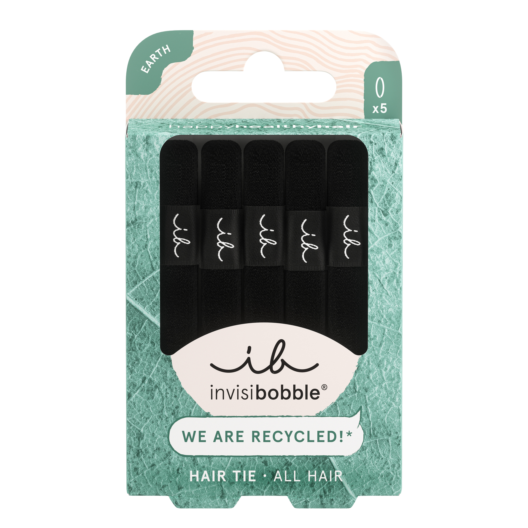 Køb Hair Tie Black 5 stk fra Invisibobble_ - Matas